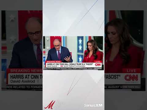 Even David Axelrod Slams Kamala Harris For Her "Word Salad City" Answers During CNN Town Hall