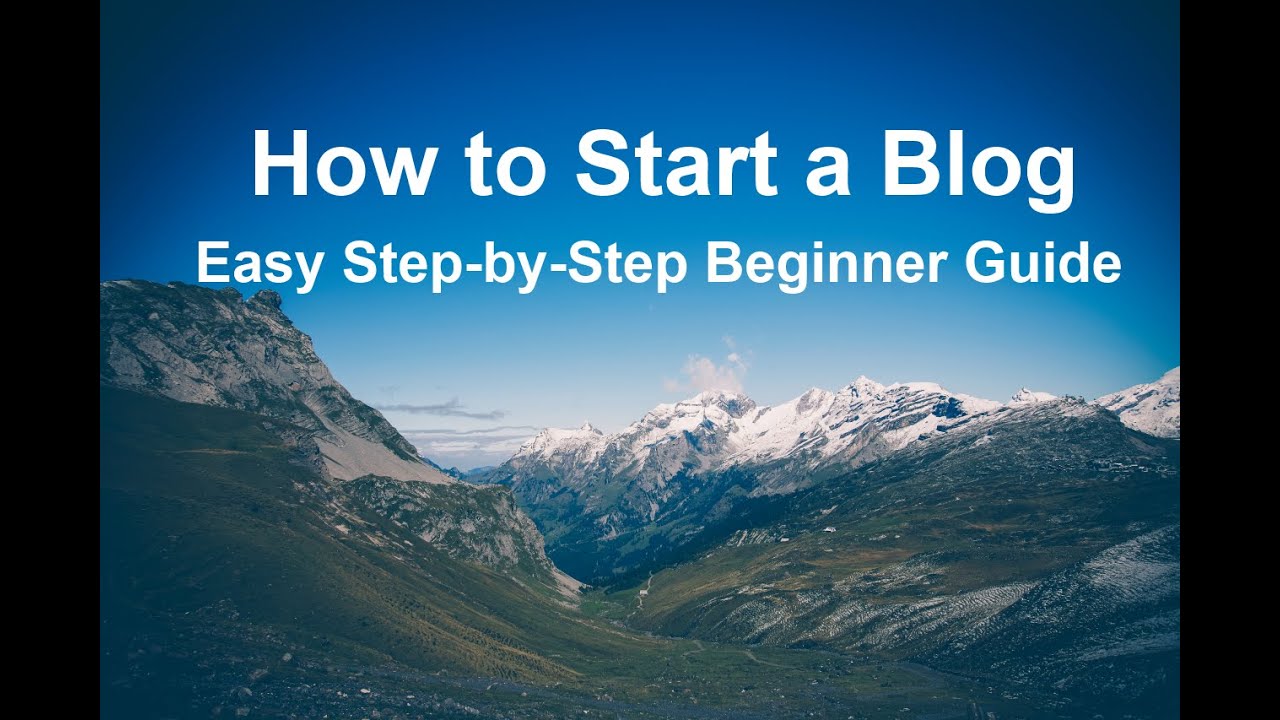 How to Start a Blog in 2024 – Easy Guide for Beginners
