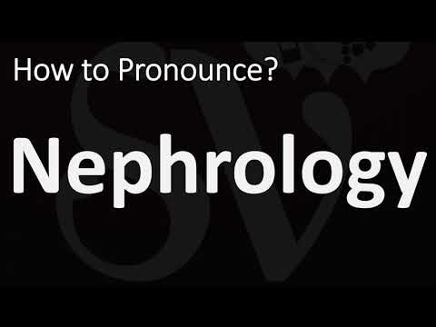 How to Pronounce Nephrology? (CORRECTLY)