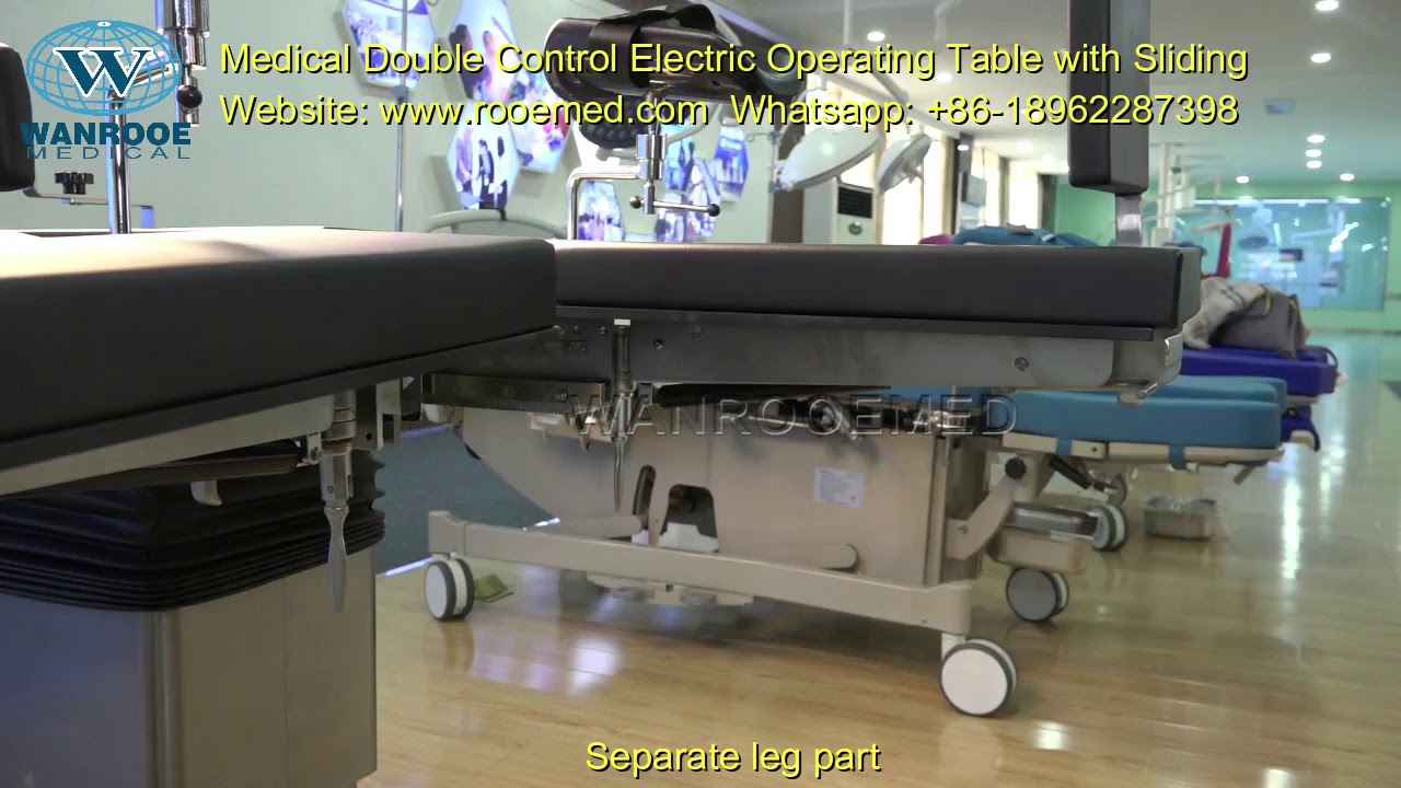 Double Control Electric Operating Table with Sliding AOT302