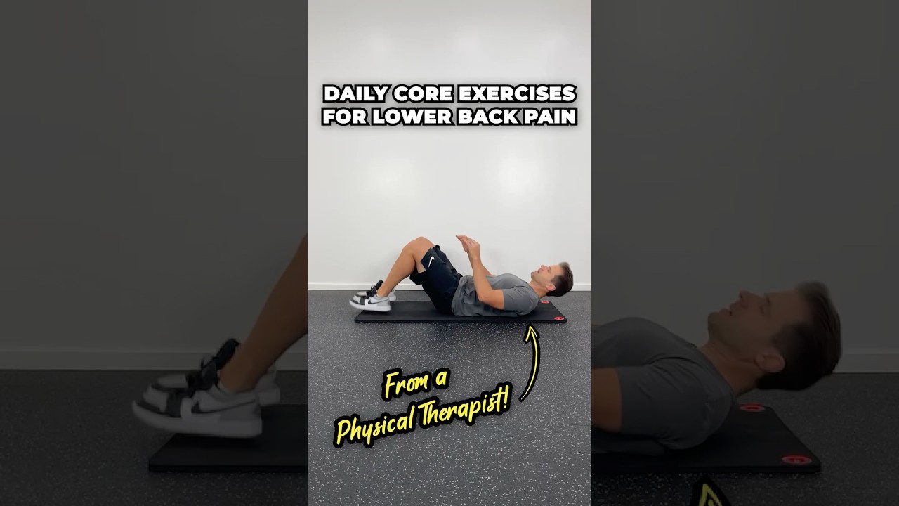 Daily Core Exercises For Lower Back Pain! [Treatment and Prevention]