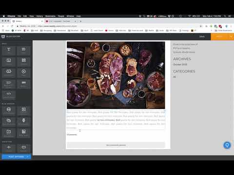 Blog Post Creation on Weebly