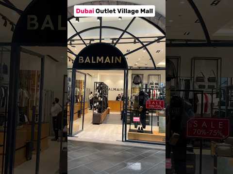 Best relaxing mall for expensive clothing brands shopping in Dubai | Dubai Outlet village mall 🔥