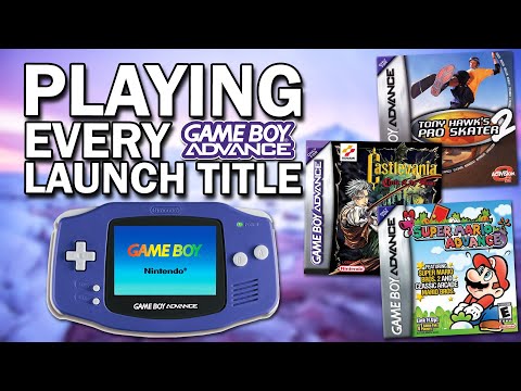 PLAYING EVERY GAME BOY ADVANCE (GBA) LAUNCH GAME