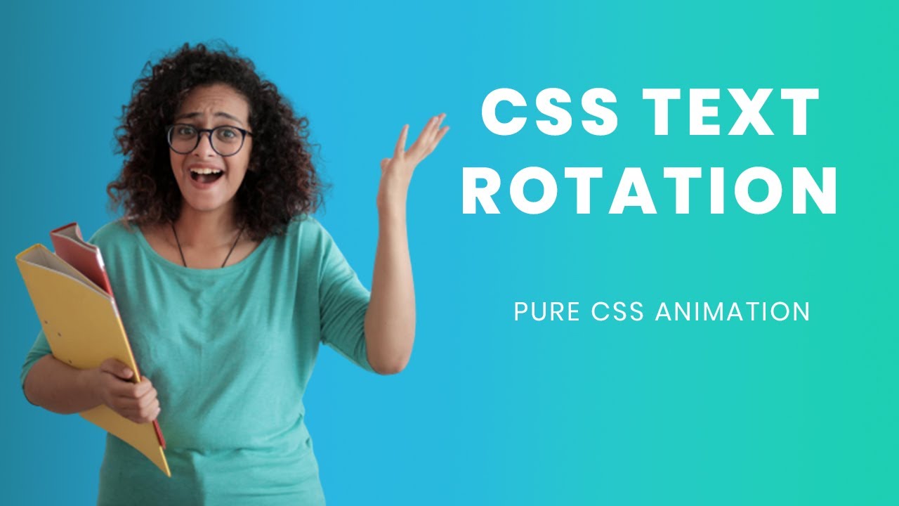 Pure CSS Text Rotating Effect | CSS Animation Effect