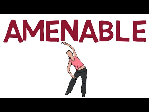 🔵 Amenable Meaning - Amenable Definition - Amenable Bangla Meaning - Amenable Examples