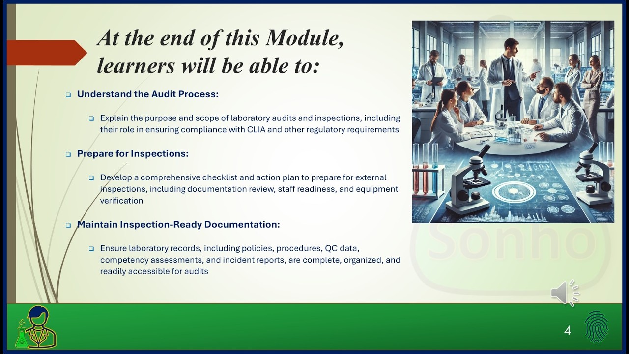 Audit Preparation, Inspections, and Continuous Improvement (Module 8)