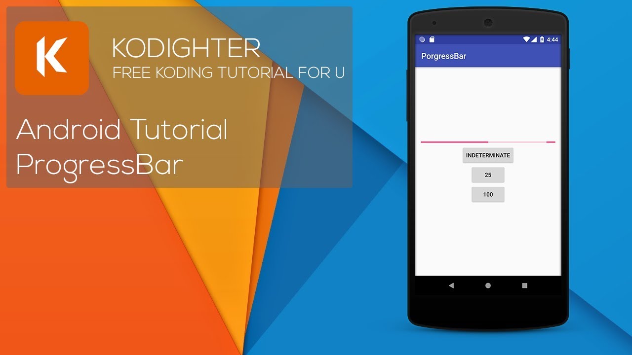 Android Studio Tutorial - ProgressBar