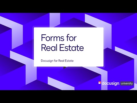 Docusign eSignature: Forms for Real Estate