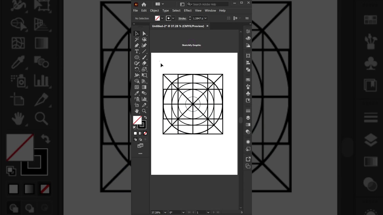 How To Create Awesome Icons Using Grid In Adobe Illustrator || #adobe #adobeillustrator #ytshort