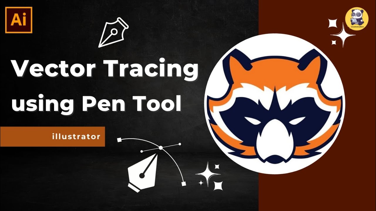 Vector tracing using Pen tool in illustrator