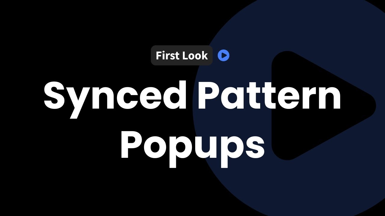 InfluenceWP First Look—Synced Pattern Popups