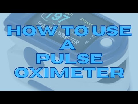 How to Use a Pulse Oximeter