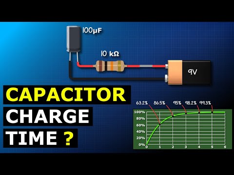 Capacitor charge time calculation - time constants