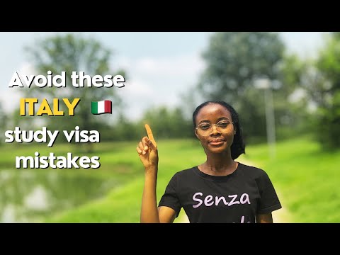 MISTAKES TO AVOID WHEN APPLYING FOR YOUR ITALY ???????? STUDY VISA | These can get your visa rejected