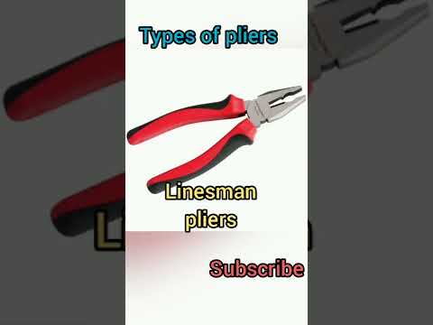Types of pliers in English #2022