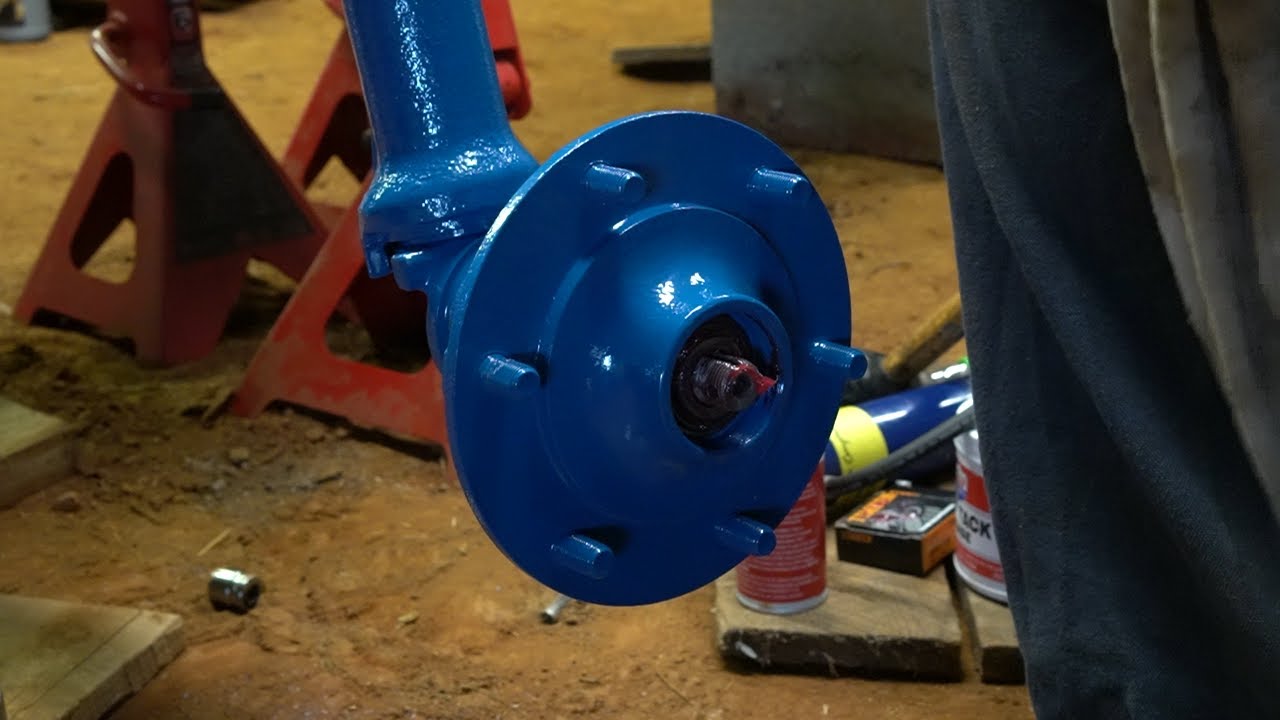 Front wheel bearing replacement on 1958-1964 Ford Tractors