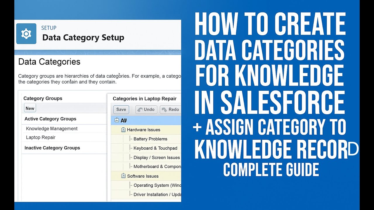 OTTB21: HOW TO CREATE DATA CATEGORIES FOR KNOWLEDGE IN SALESFORCE + ASSIGN CATEGORY TO KNOWLEDGE2025
