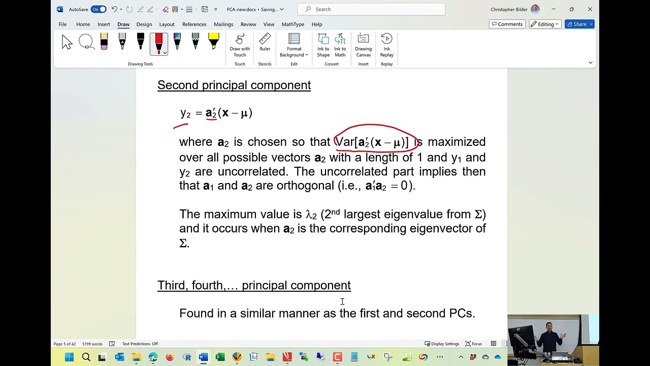 Applied Multivariate Statistical Analysis (2023) - Class #11, principal component analysis