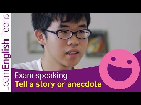 Tell a story or personal anecdote