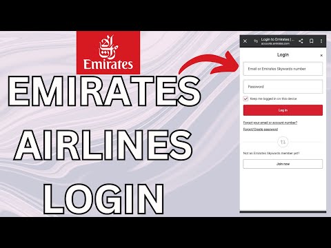 How to Login Emirates Airlines Account 2024? Emirates Airlines Login