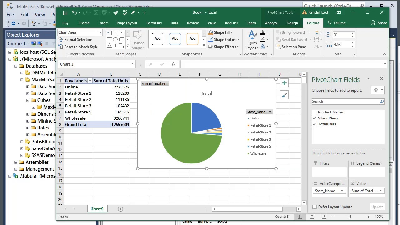 Creating Excel Reports with SQL Server or Analysis Server