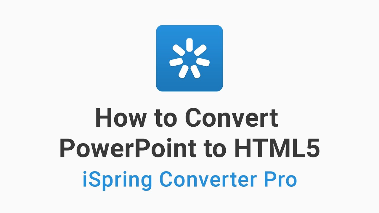 How to Convert a PowerPoint Presentation to HTML5