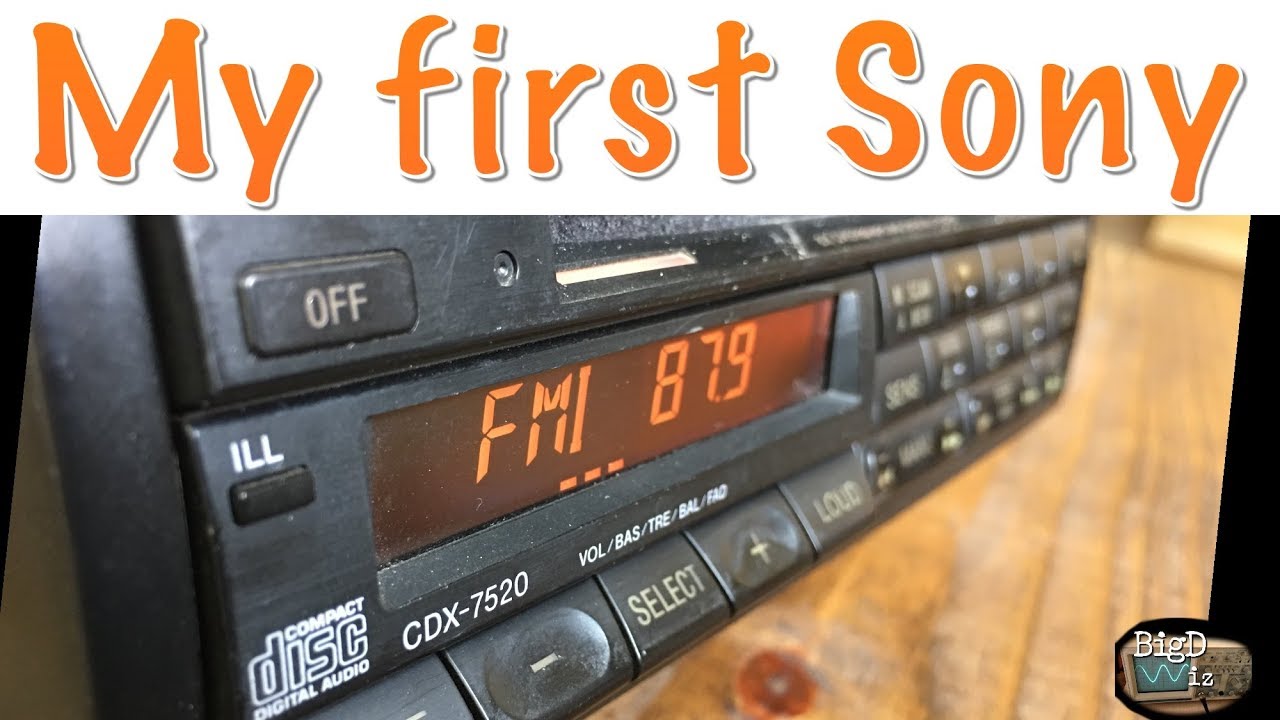 1990 Sony CDX-7520 Car CD Player Review and Test