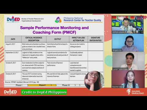 SAMPLE PMCF (PERFORMANCE MONITORING AND COACHING FORM) #PMCF #RPMS #Credit #DepEd #Philippines