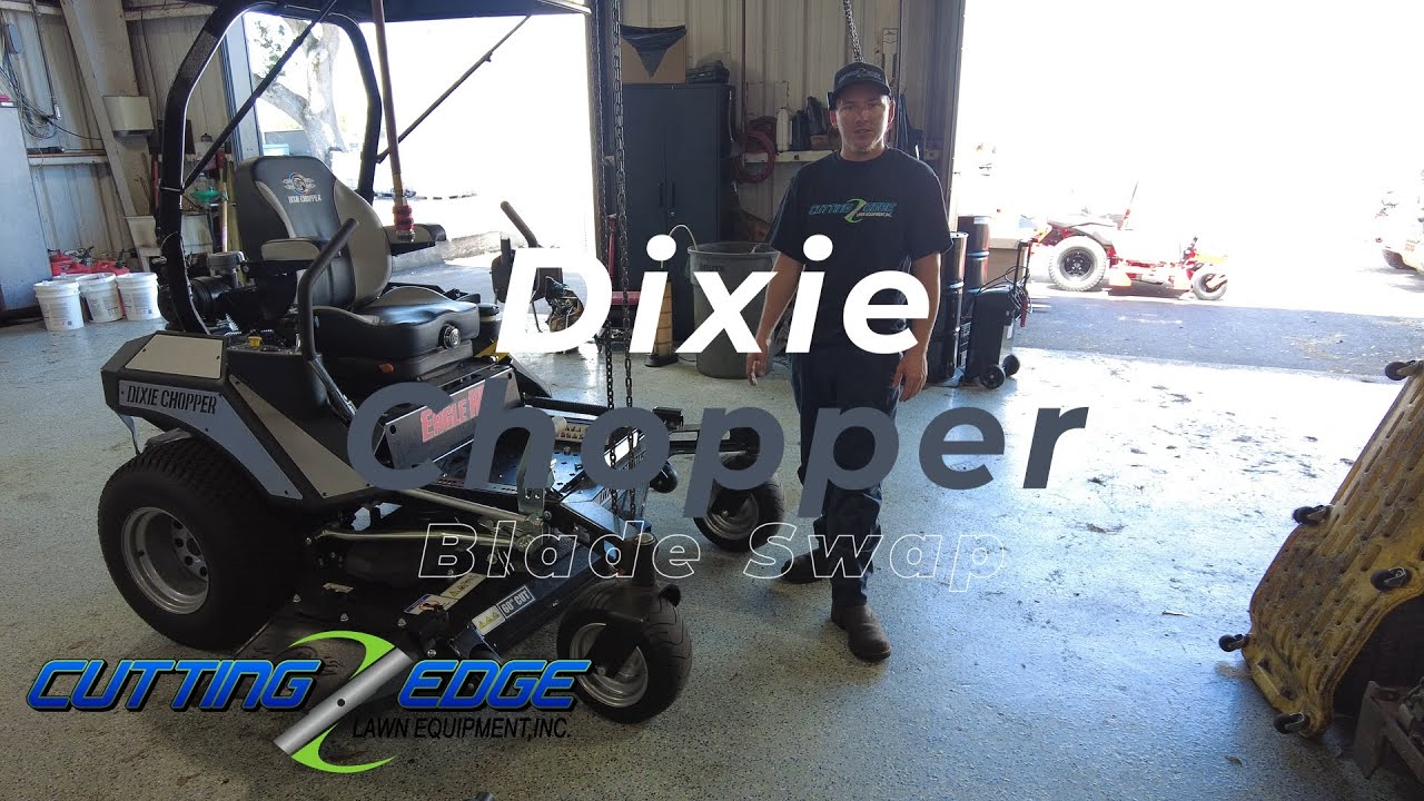 Blade Swap Made Easy on a Dixie Chopper