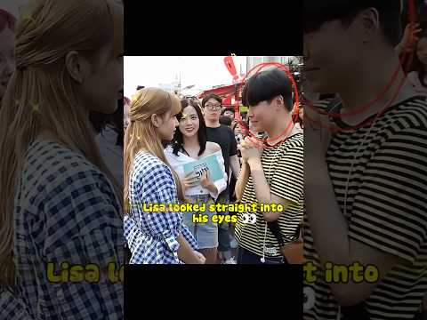 Fanboy Reaction To Lisa's Eye Contact ???????? #blackpink #lisa #blink #kpop #shorts