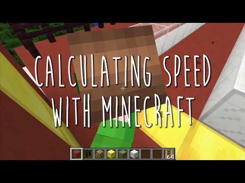 Calculating Speed with Minecraft | David Lee EdTech