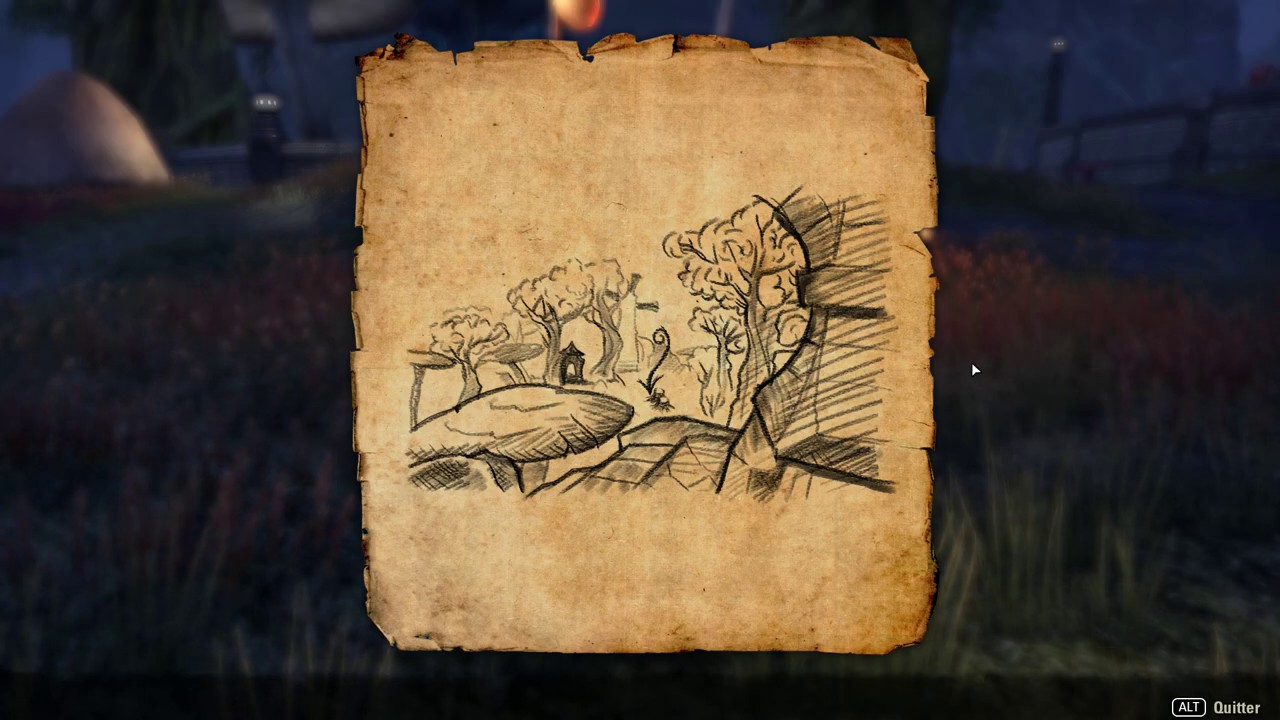 The Elder Scrolls Online - Treasure Map - Deshaan I