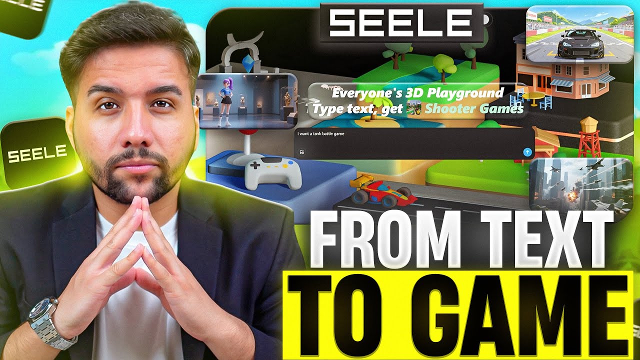 Seele AI: The Game-Changing Text-to-Game Engine That Builds Worlds from Words (Full Demo)