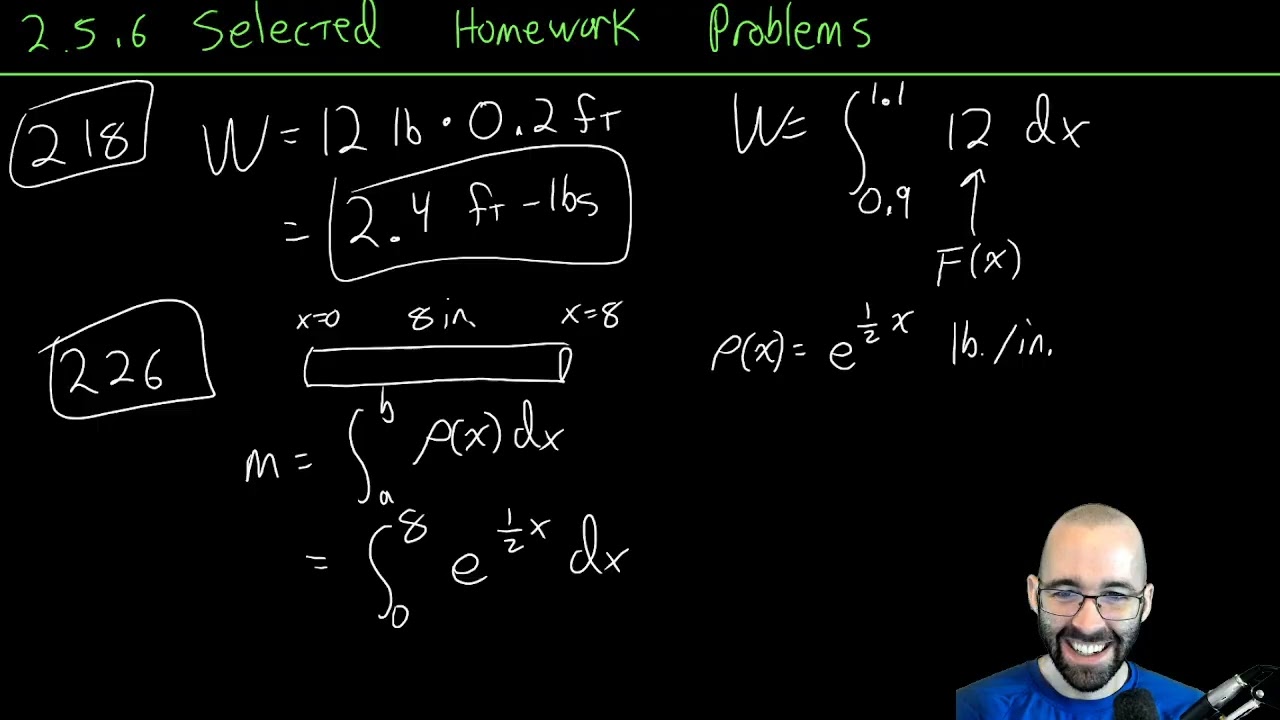 2 5 6 Selected Homework Problems 218, 226, 232, 237, 250