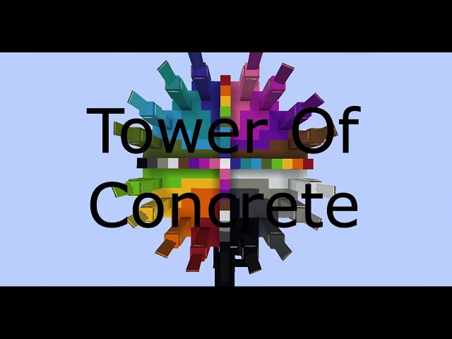Tower Of Concrete Minecraft Map