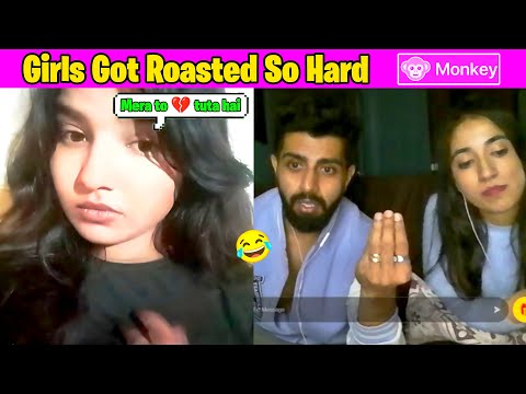 Girls Got Roasted So Hard π on OMEGLE |Monkey app videos | Omegle video