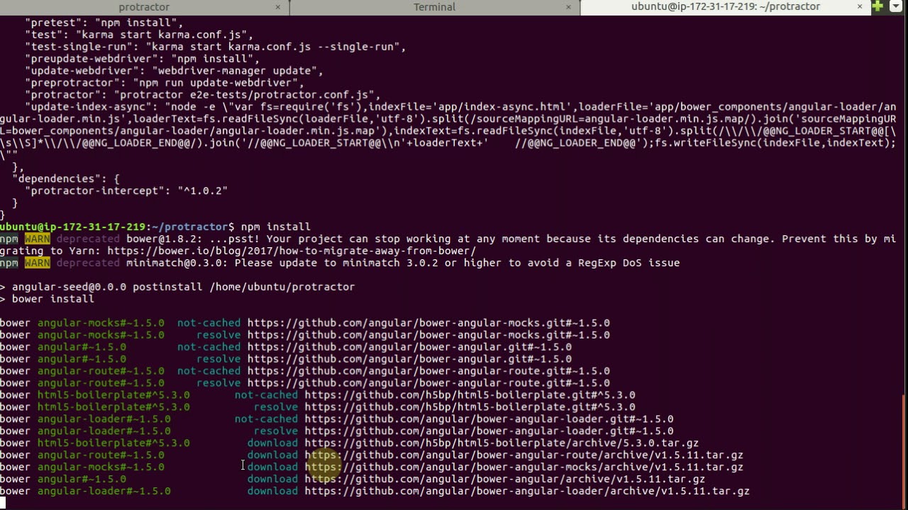 01 protractor install