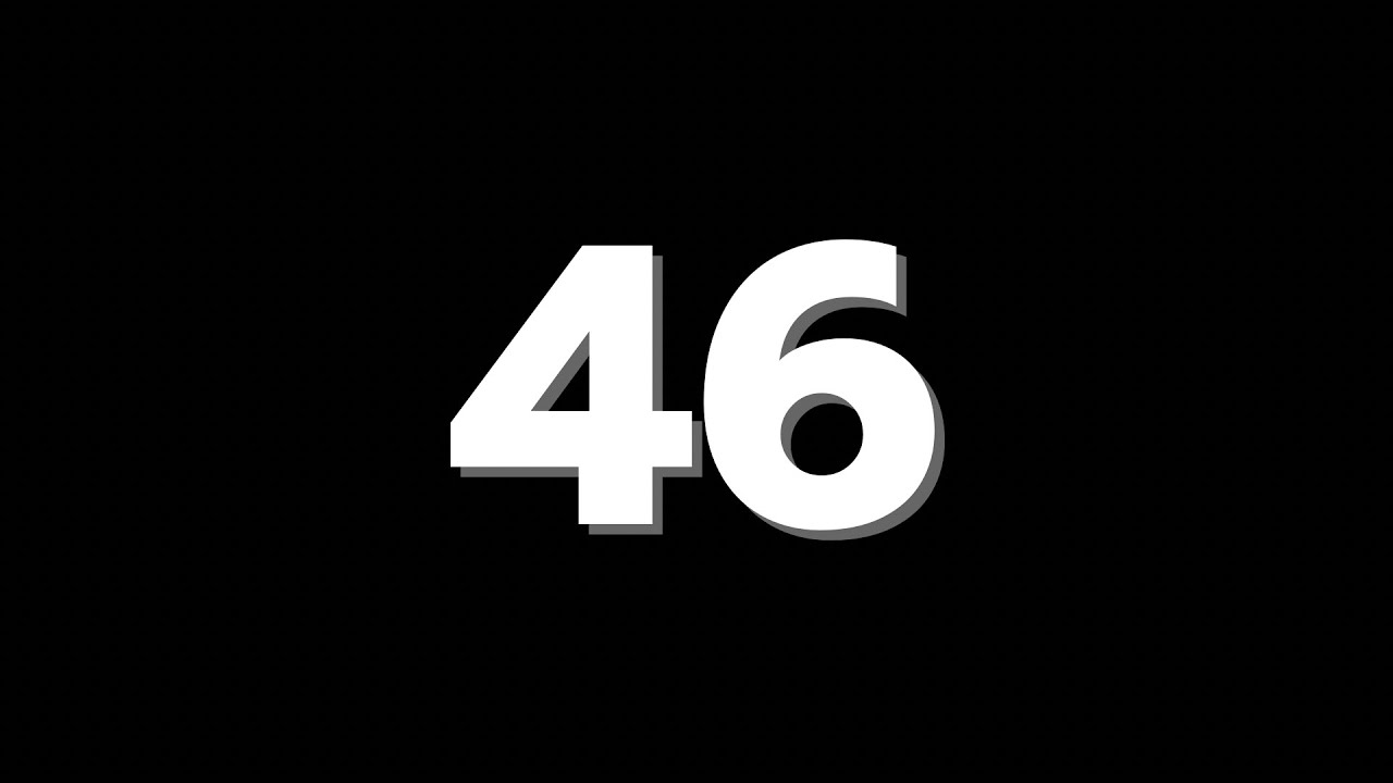 46 Second Countdown Timer With Sound Effect