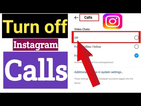 How To Disable Instagram Calls | Instagram Calls Turn Off