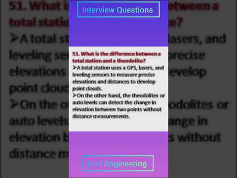 Difference between Total station & Theodolite!! Surveying!! Civil Engineering #shorts