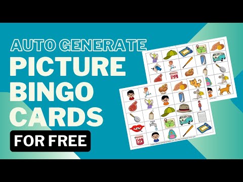 How to create engaging picture bingo cards for free using online tools!