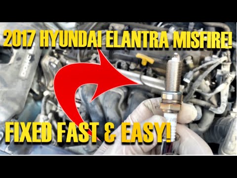 2017 HYUNDAI ELANTRA / SONATA KIA FORTE OPTIMA ENGINE MISFIRE ROUGH IDLE FIXED FAST & EASY! P0304