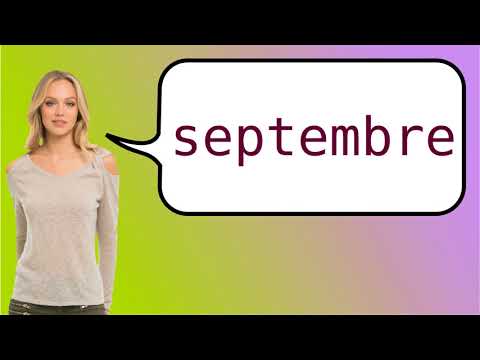 How to say 'September' in French?