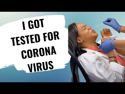 I GOT TESTED FOR CORONA VIRUS | COVID-19 TEST |