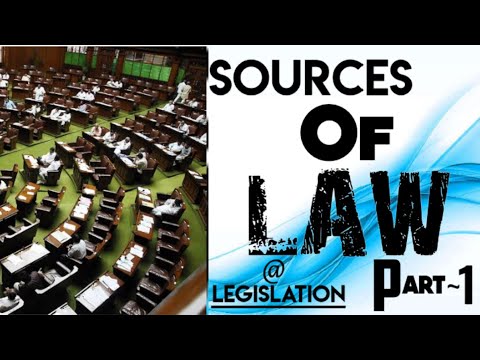 Sources of law | jurisprudence | legislation |Part-1|In Tamil