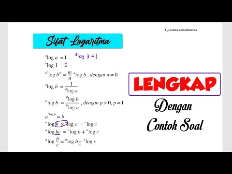 Sifat Logaritma Lengkap Dengan Contoh Soal