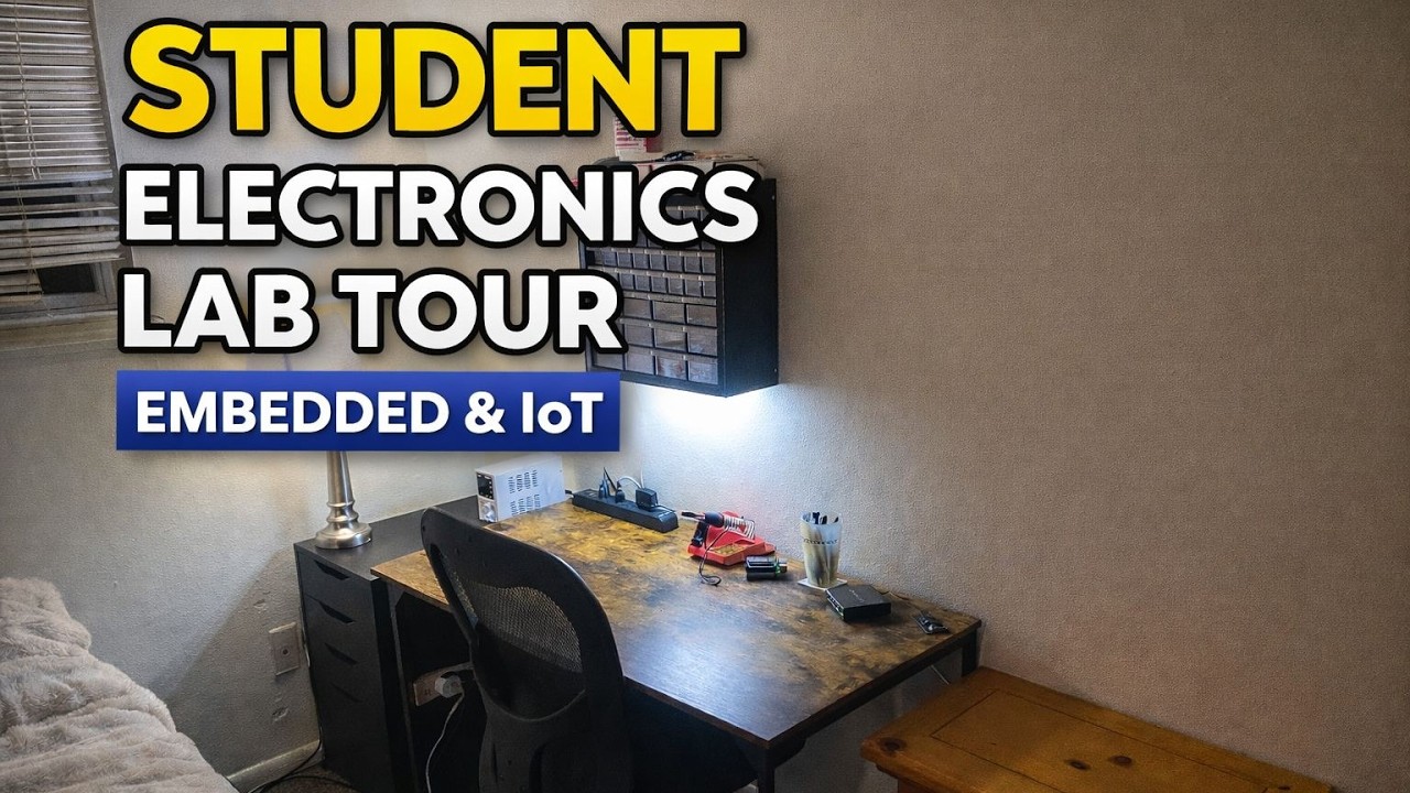Student Electronics Lab Tour | Embedded & IoT
