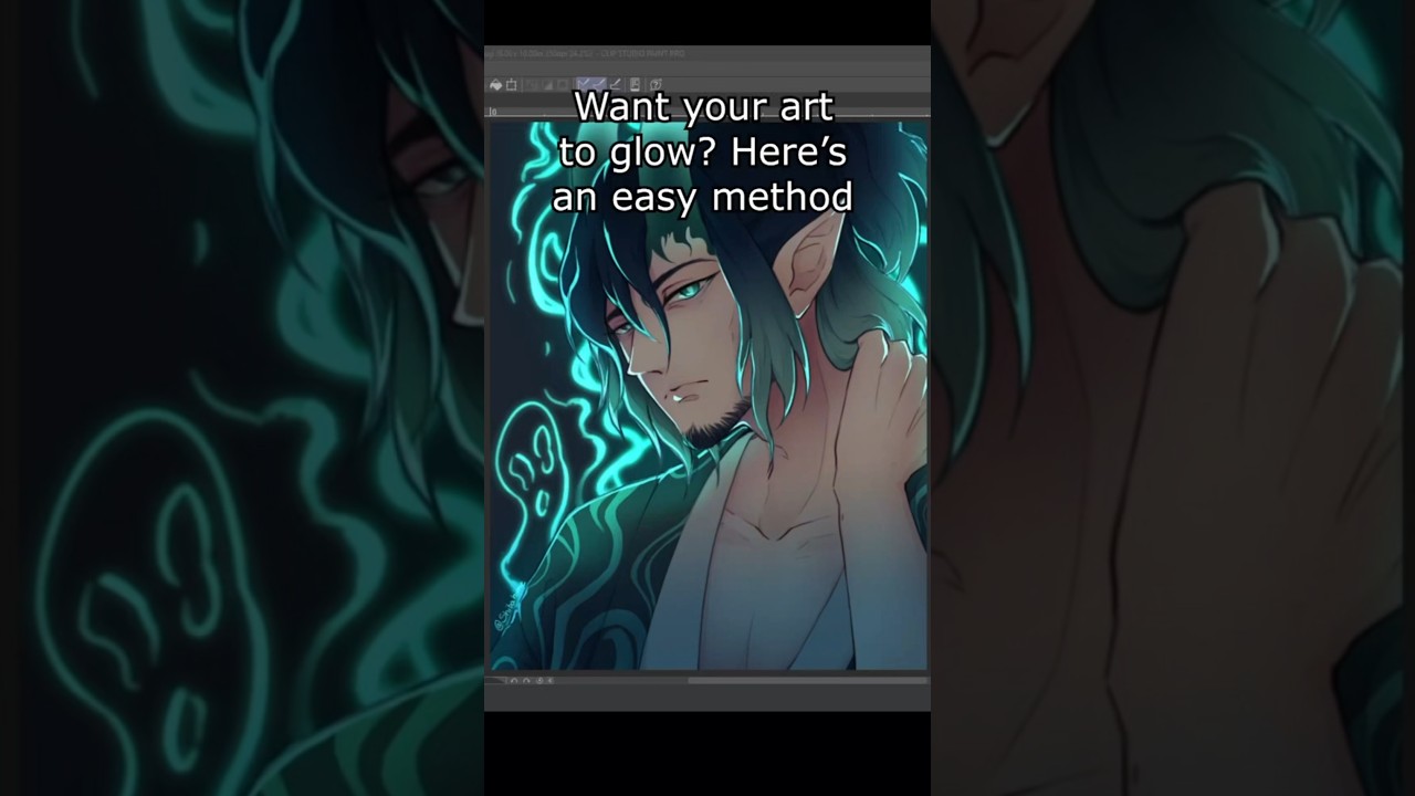 Glow #arttutorial #artprocess #digitalart #animeart #clipstudiopaint #art #drawingtutorial #tutorial
