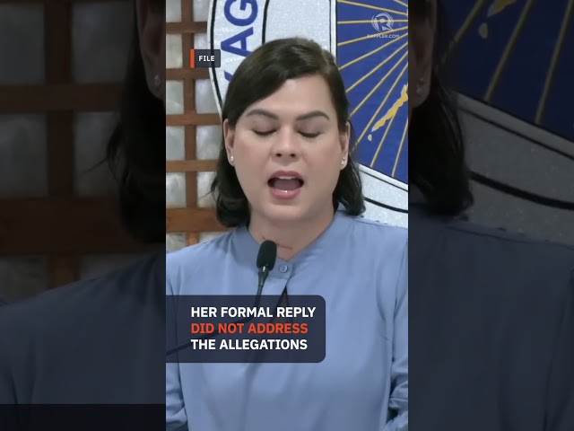 House panel: VP Sara impeach complaints have sufficient grounds ...